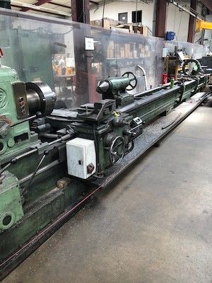 Modification et retrofit de machine : Tour parallèle de 9 mètres de ...